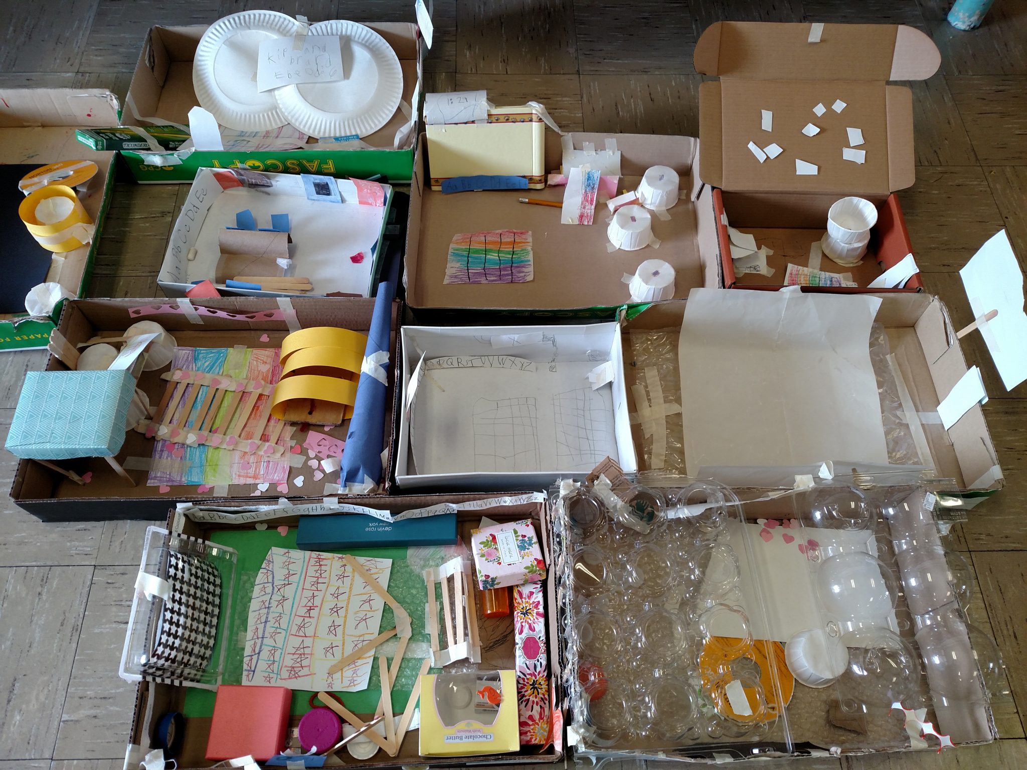 Making in 1st Grade: The Cardboard Box Schoolhouse - Creativity Lab ...